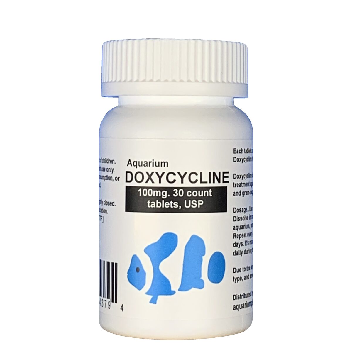 Aquarium Doxycycline 100mg. 100 count. capsule USP – aquarium pharmacy